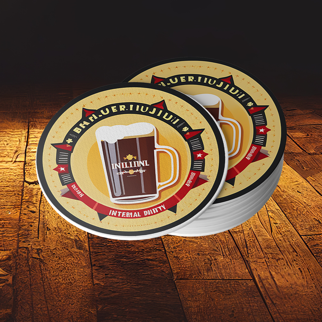 Custom Vinyl Coasters - RushPromo.com